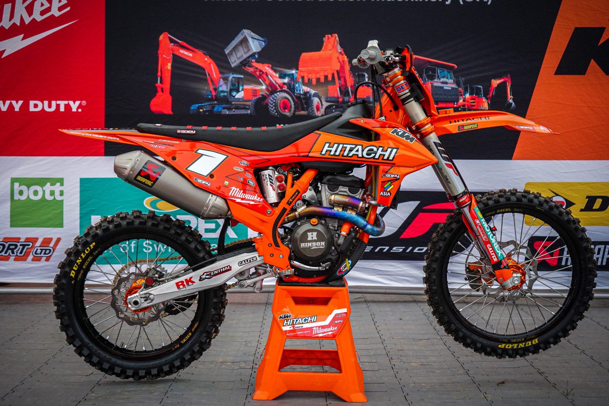 KTM Team Hitachi Graphics Kit 2021 - Enjoy MFG